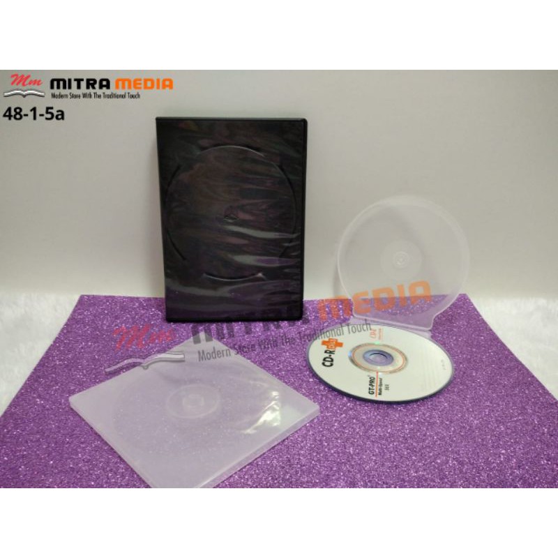 Jual CASE / TEMPAT CD DVD PLASTIK KOTAK / BULAT / DOUBLE / SINGLE | Shopee Indonesia