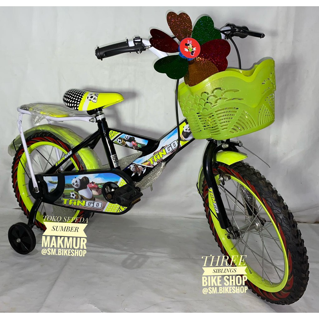 Jual SEPEDA ANAK MINI TANGO 16 INCH WARNA KUNING | Shopee Indonesia