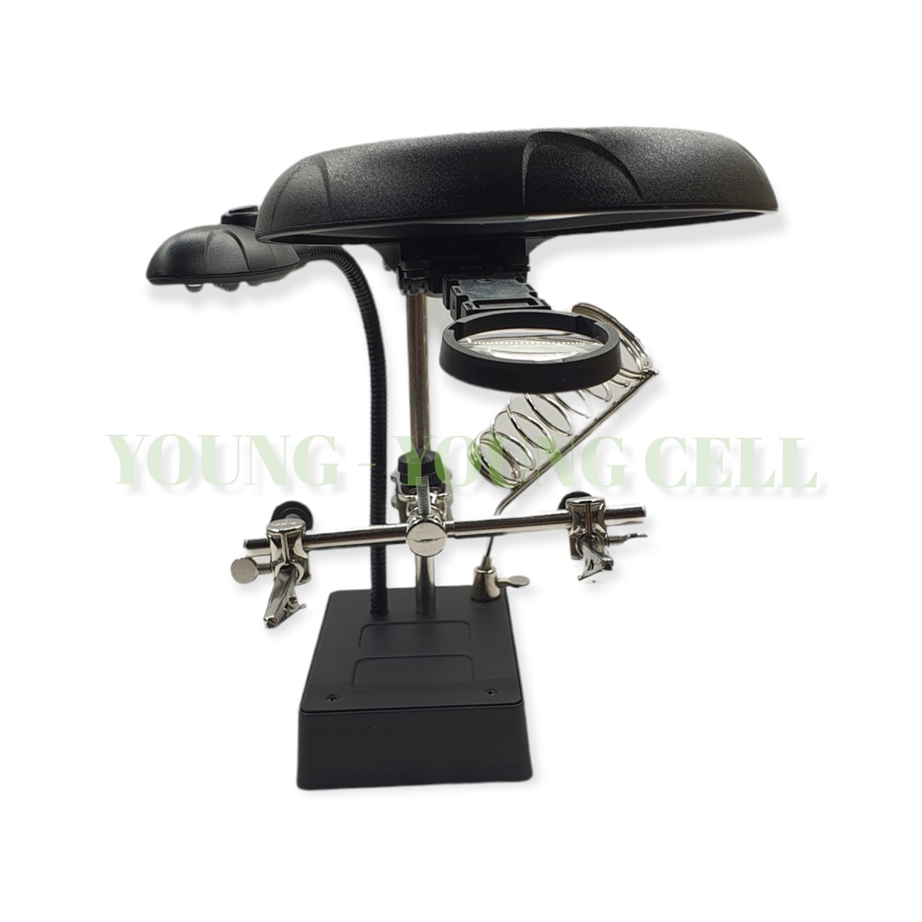 Jual STANDING SOLDER + PENJEPIT PCB + LAMPU LED + KACA PEMBESAR ...