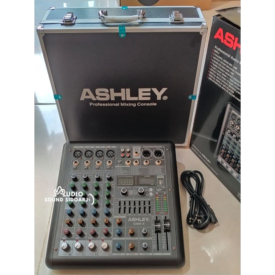 Jual Mixer ASHLEY SMR-4 + Koper Efek Digital Reverb 256DSP Original Produk | Shopee Indonesia