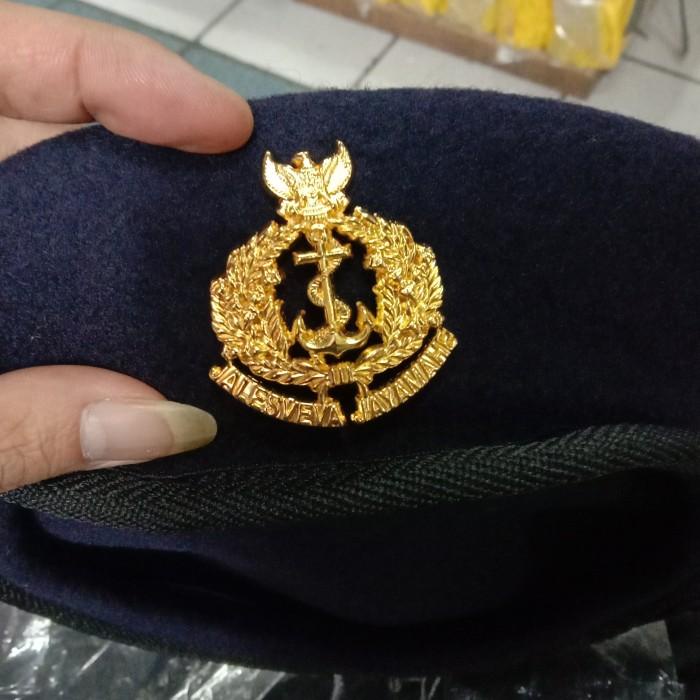 Jual Seragam | Baret Tni Al Mabes Sal Merek Kamel+Emblem | Shopee Indonesia