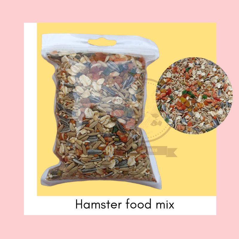 Jual hamster food makanan hamster mix 150gr | Shopee Indonesia