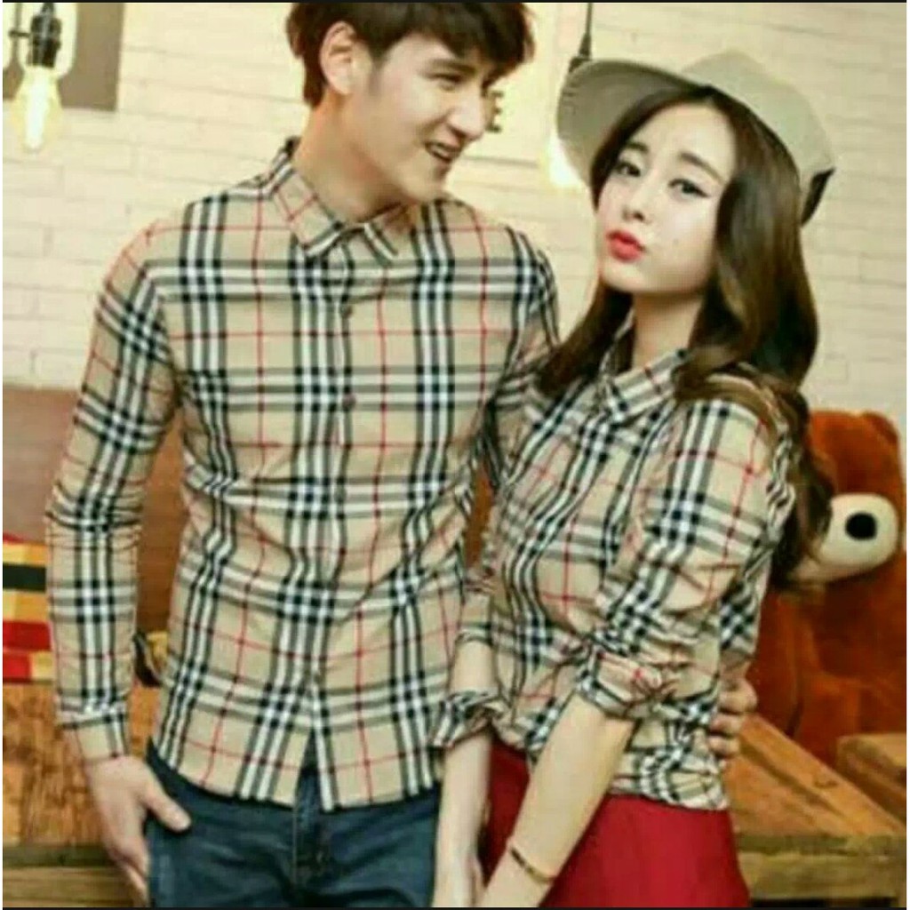 Jual Baju Couple Baju Kemeja Couple Pria Dan Wanita Baju Couple Pria Baju Model Yang