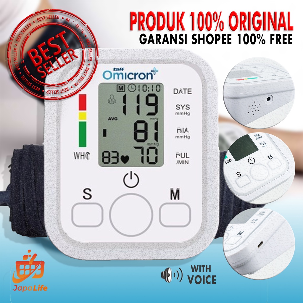 Jual TaffOmicron Tensimeter Digital Alat Tensi Darah / Pengukur Tekanan ...