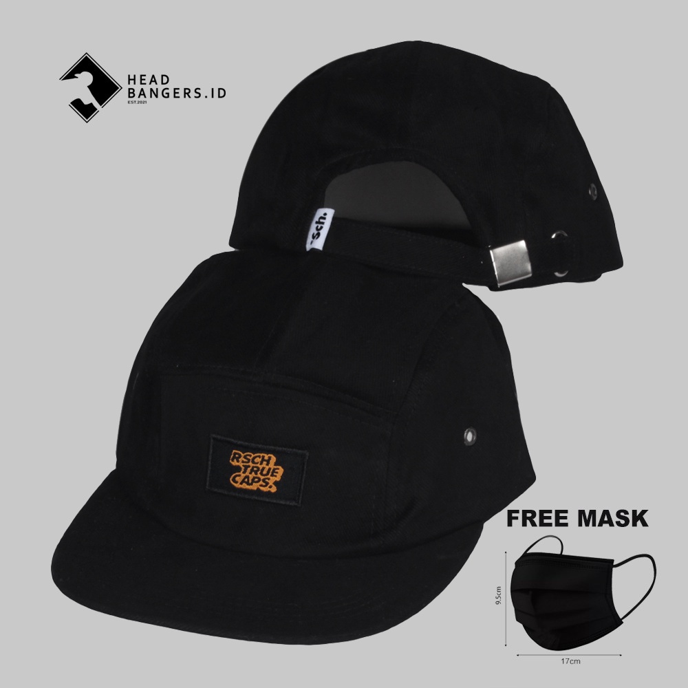 Jual Topi 5 Panel RSCH True Caps Raffle | Shopee Indonesia
