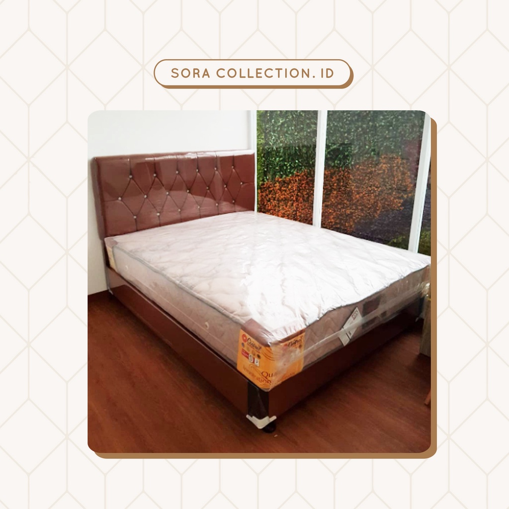 Jual Central Springbed Deluxe Uk 180x200 ( Full Set ) | Shopee Indonesia