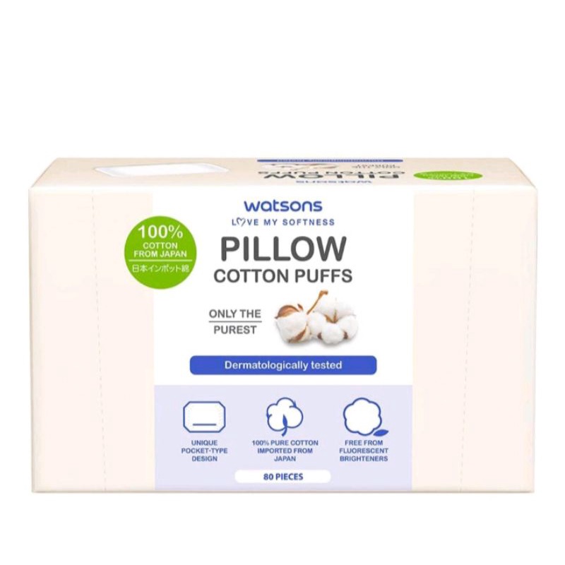 Jual Watsons New Pure Cotton Puff 80S | Shopee Indonesia