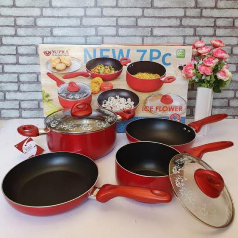 Jual Panci Set Supra Cookware Set 7pc | Shopee Indonesia