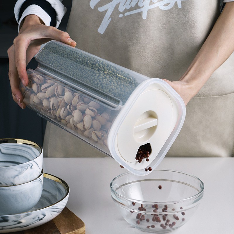 Jual Granule /kontainer makanan snack cereal storage box 4in1/Tempat ...