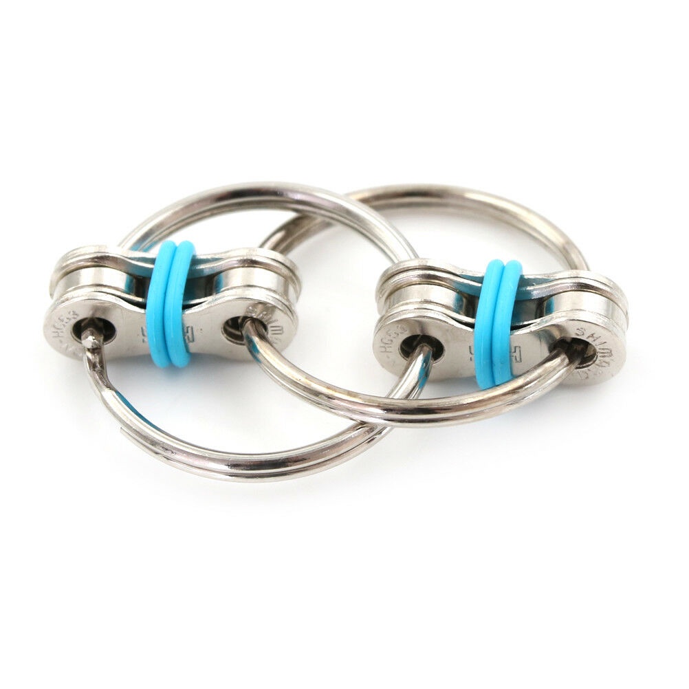 Jual Mainan Fidget rantai sepeda bike chain key ring fidget | Shopee ...
