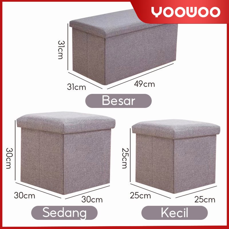 Jual Storage Box Bangku Kursi Penyimpanan Barang Bangku Serbaguna ...