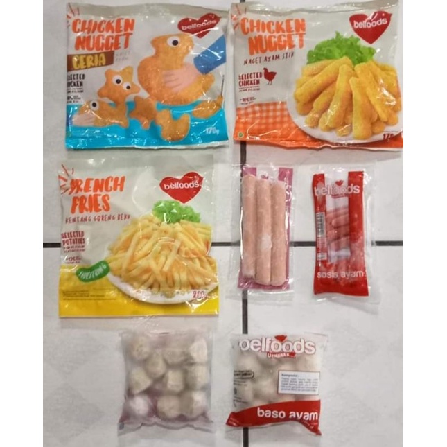 Jual Paket hemat Belfoods 3 Frozen Food Murah | Nugget Kentang Sosis ...