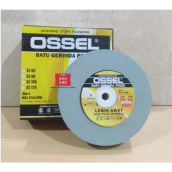 Jual OSSEL Batu Gerinda Duduk 6 Inch Grit 80 100 120 Grinding Wheel ...