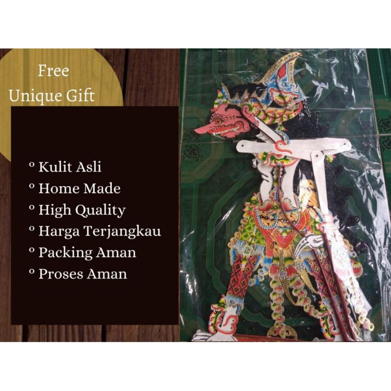 Jual Wayang Kulit Patih Sabrang Halus Standar Dalang | Shopee Indonesia