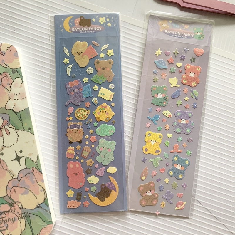 Jual sticker confetti deco toploader korean readystock | Shopee Indonesia