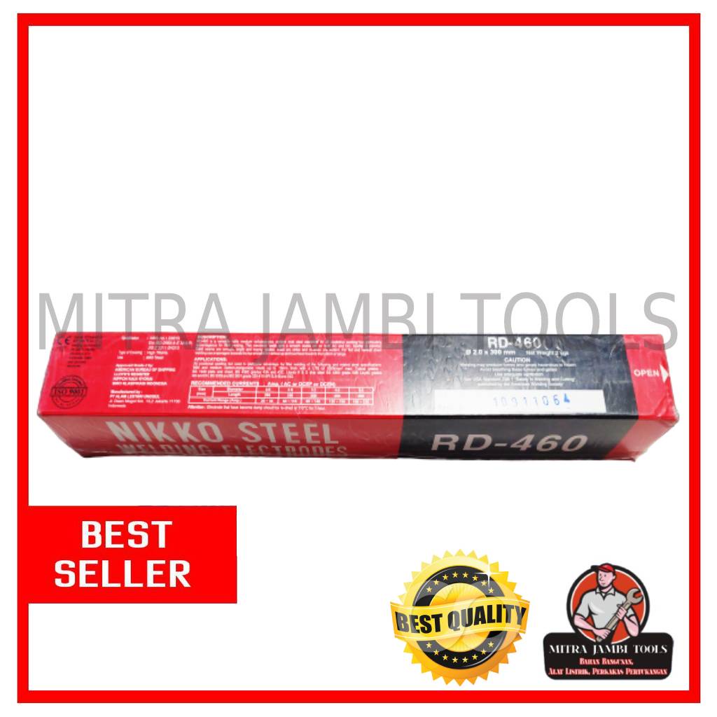 Jual KAWAT LAS NIKKO STEEL RD 460 2 MM 2 KG | Shopee Indonesia