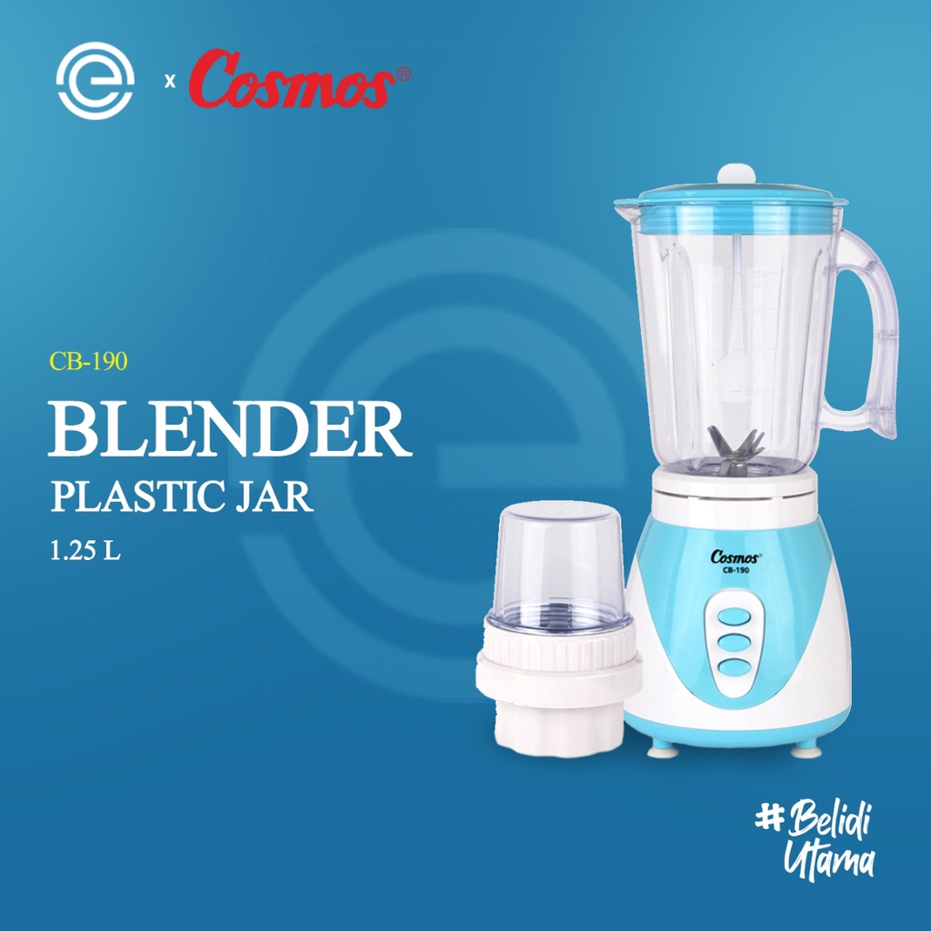 Jual COSMOS Blender Plastik 1.25L CB-190 | Shopee Indonesia