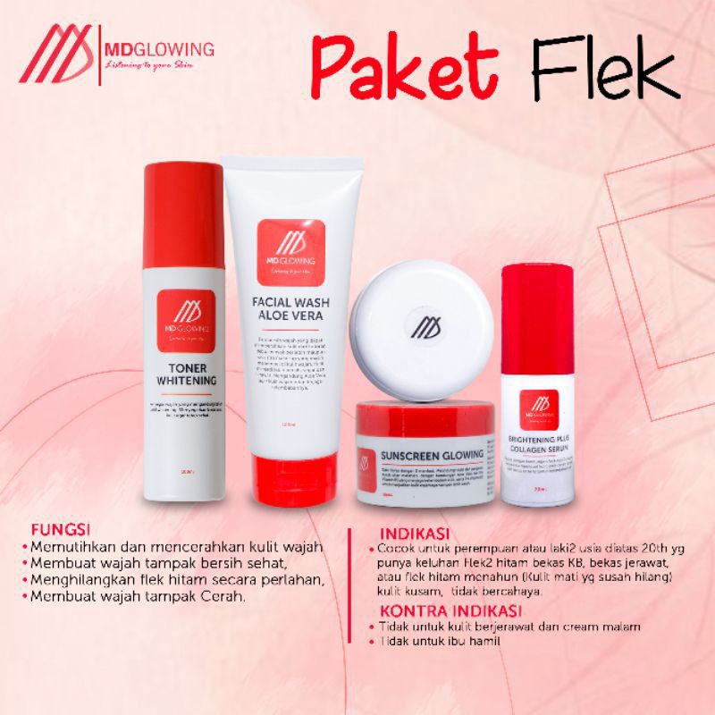Jual Paket Flek By MD Glowing | Shopee Indonesia