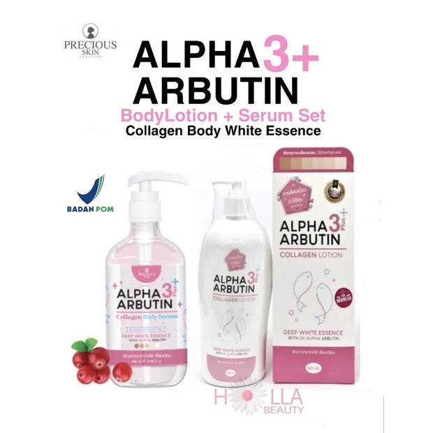 Jual Paket 2 in 1 Alpha Collagen alpha serum SET Body Lotion / Body ...