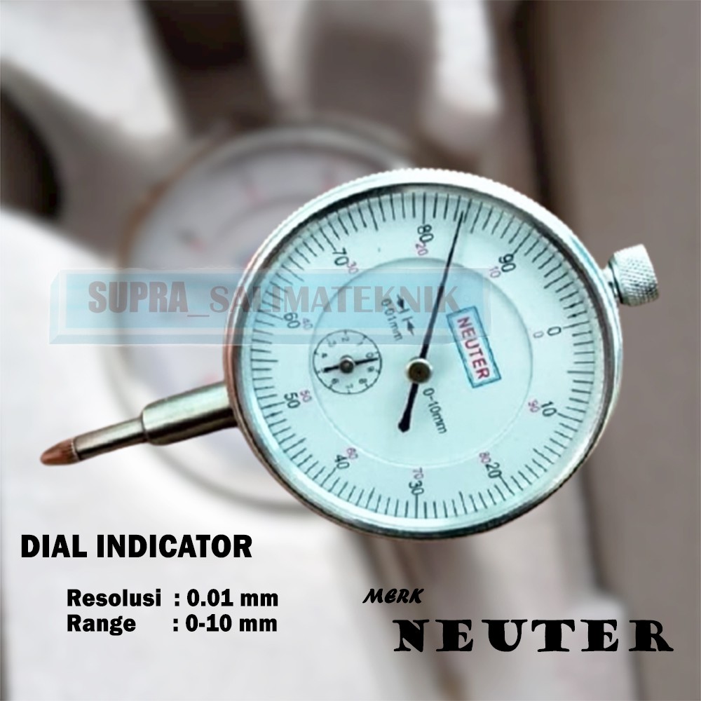Jual Dial Indicator Dial Gauge Neuter 0.01mm x 0-10mm | Shopee Indonesia