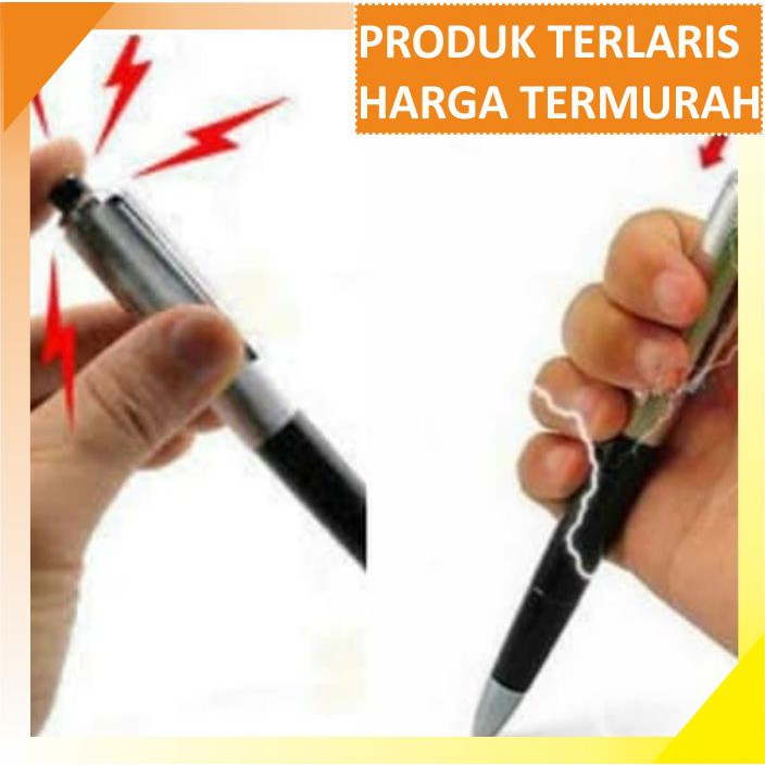 Jual Pulpen Setrum Pena Listrik Electric Shocking Pen Gag Prank Toy ...