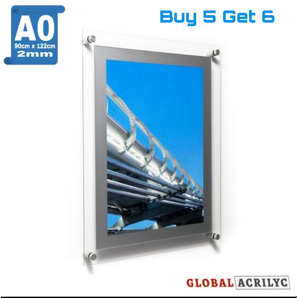 Jual FRAME / BINGKAI / DISPLAY POSTER AKRILIK BERKUALITAS UKURAN A0 ...