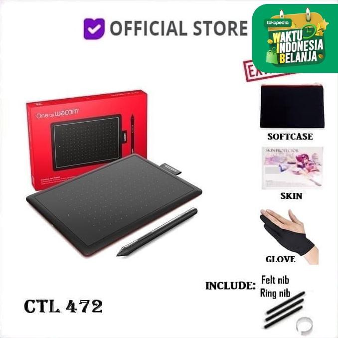 Jual Wacom One by CTL-472/K0-CX Creative Pen Tablet CTL472 CTL 472 KO ...