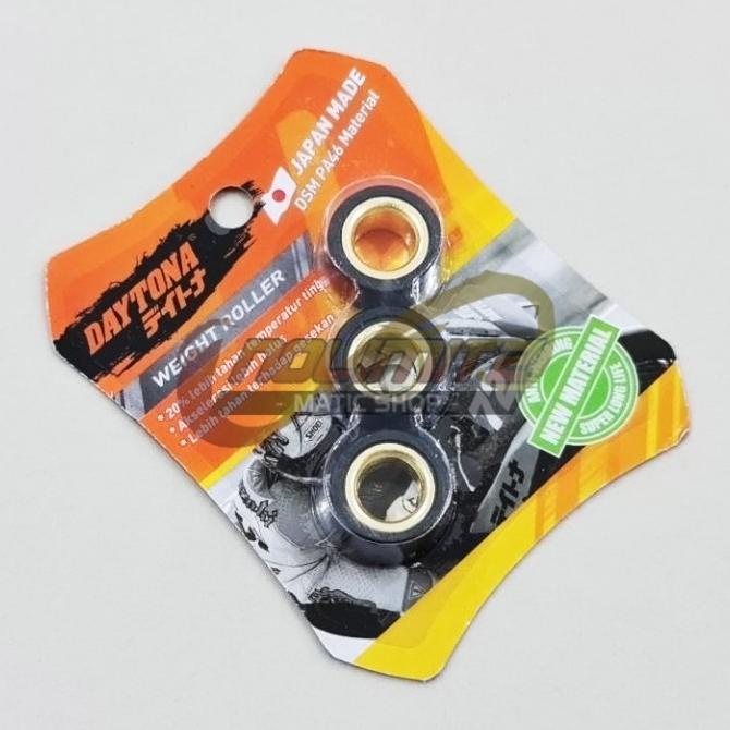Jual Roller CVT Racing Daytona Japan Black Teflon 13gr Vario PCX 125 ...