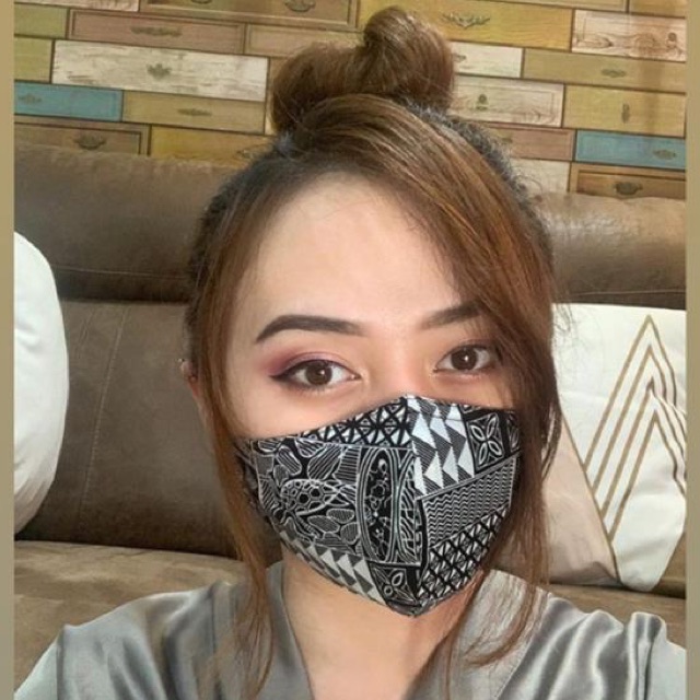 Jual Masker motif Batik Hitam | Shopee Indonesia