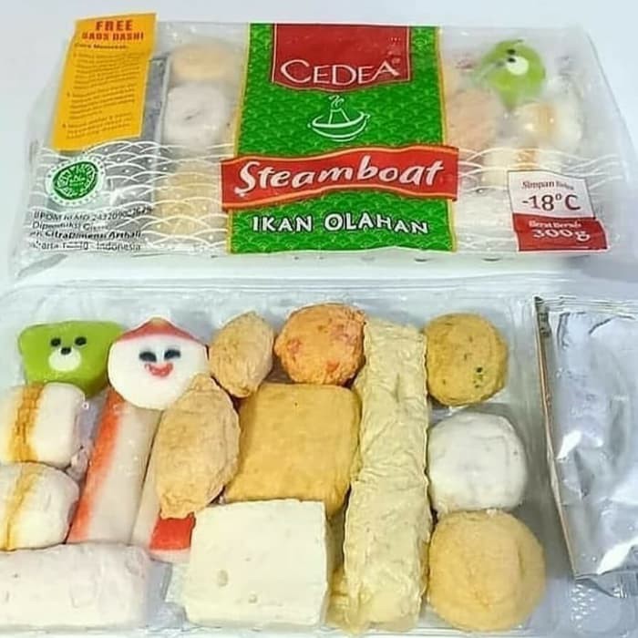 Jual CEDEA STEAMBOAT 300GR IKAN OLAHAN FROZEN FOOD KUAH KALDU BAKSO ...