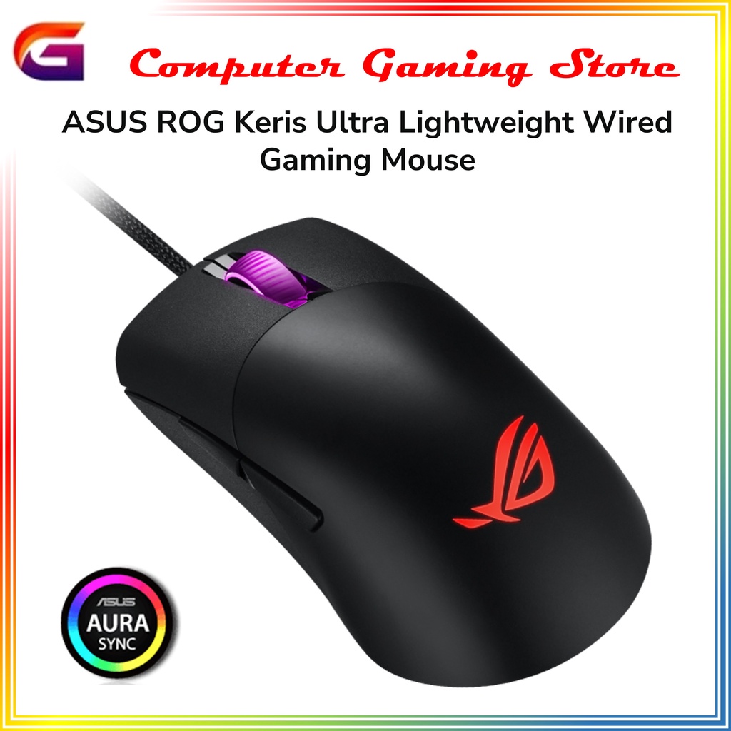 Jual ASUS ROG Keris Ultra Lightweight Wired Gaming Mouse | Shopee Indonesia