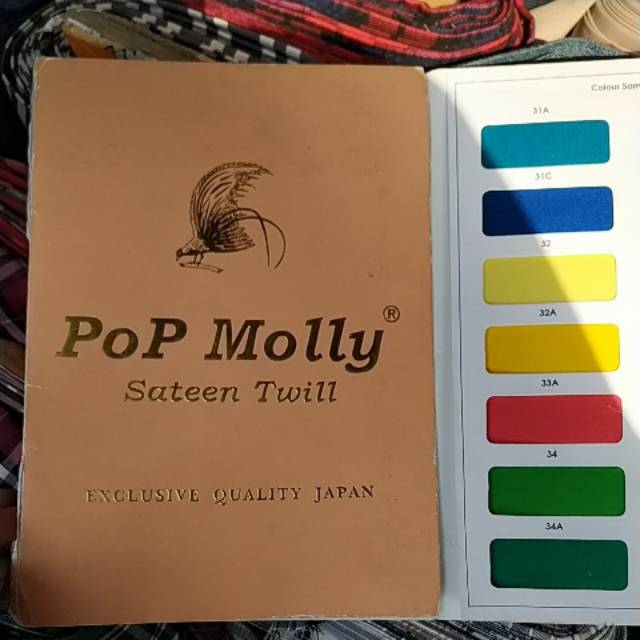 Jual bahan kain pop molly japan Quality Japan original | Shopee Indonesia