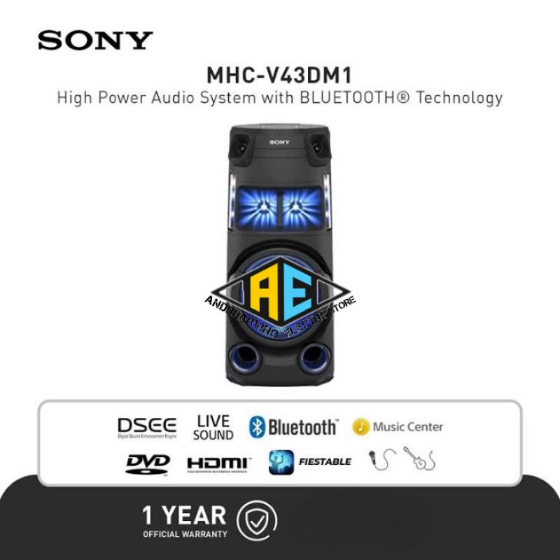 Jual SONY MHC-V43D / MHCV43D / MHC V43D High Power Audio System ...