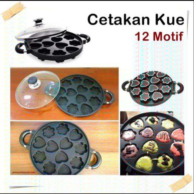 Jual Cetakan Kue Cubit 12 Motif Lucu | Shopee Indonesia