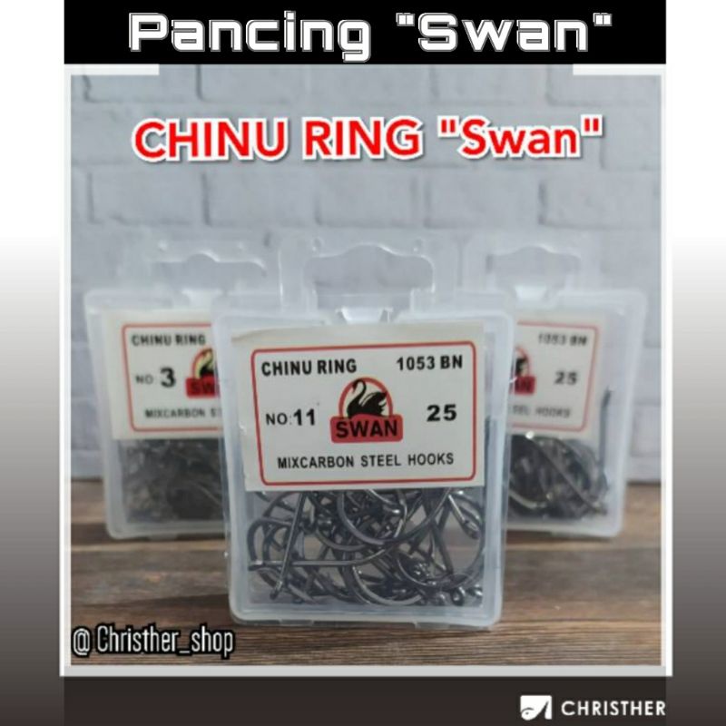 Jual Kail Pancing SWAN Chinu Ring 1053 BN untuk Lele / Kail Pancing ...