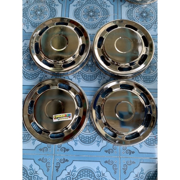Jual Wheldop truk ring 16 chrome harga sudah dapat dudukan | Shopee ...