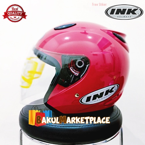 Jual Helm INK model CENTRO ( Merah Magenta ) | Shopee Indonesia