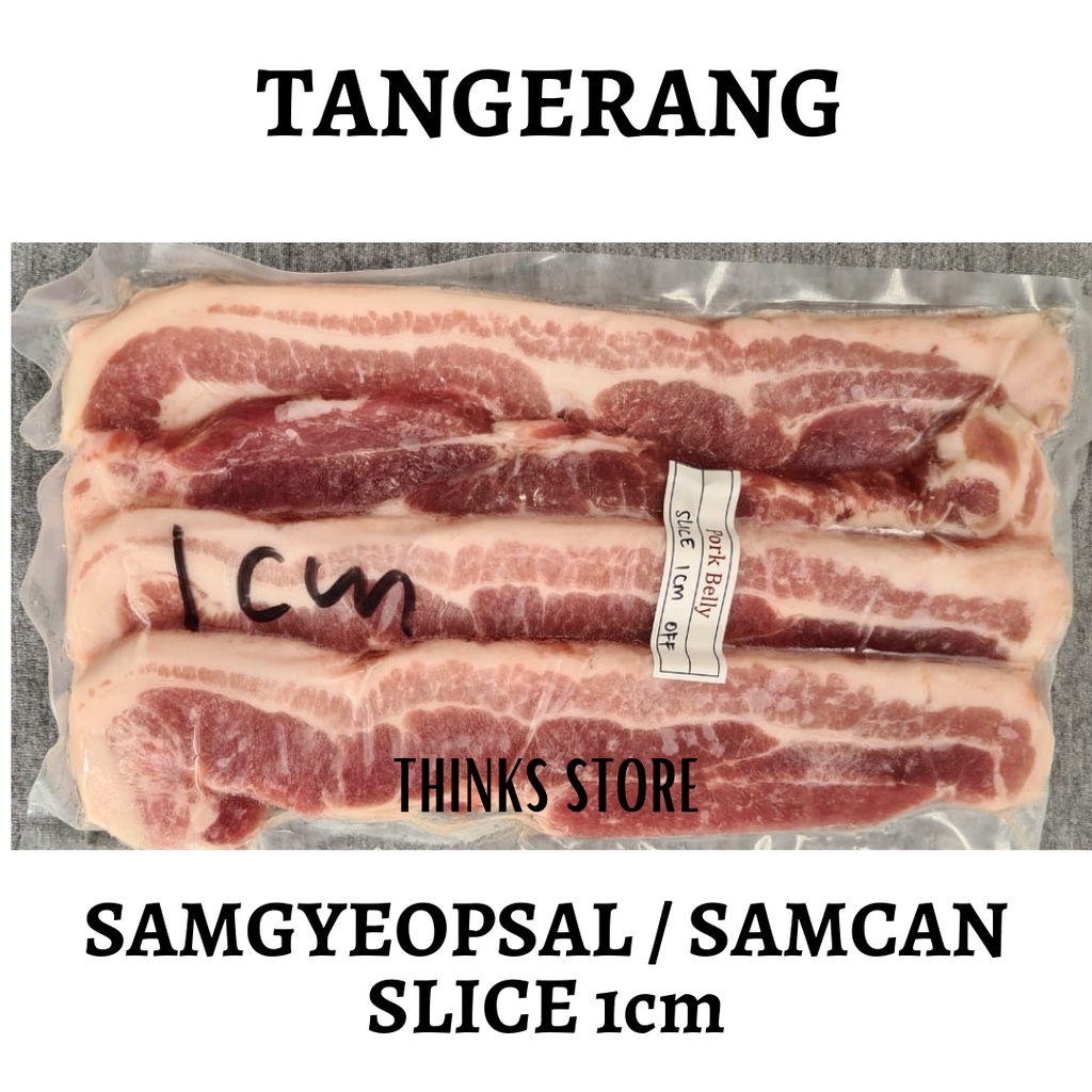 Jual Pork Belly SKIN ON Slice - Samcan Babi Dengan Kulit Slice - BABI ...