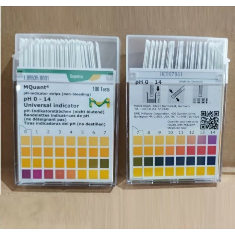 Jual UNIVERSAL INDICATOR pH PAPER /pH indikator /Strip pH | Shopee ...