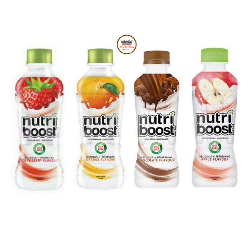 Jual Nutribost Minuman Jus Mengandung Susu dan Sari Buah Botol | Shopee ...