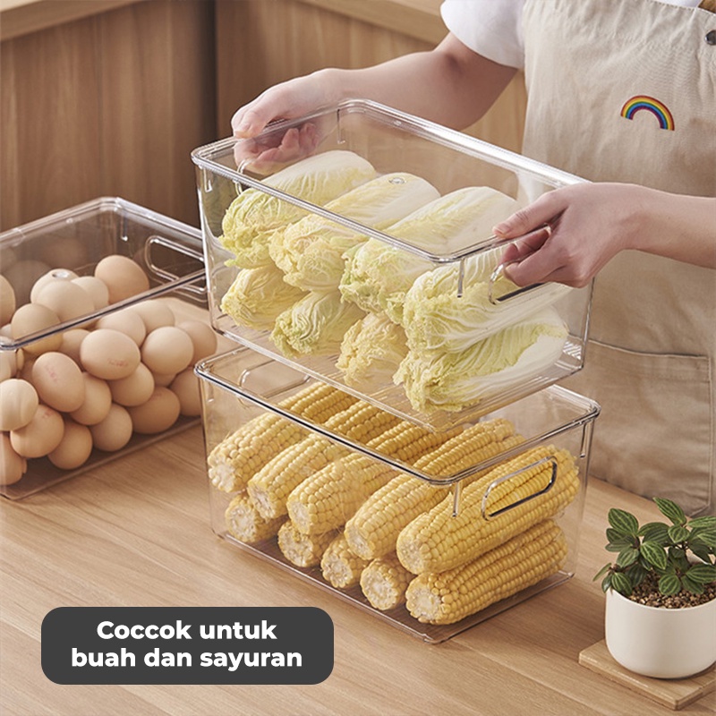 Jual Dejavu Kotak Kontainer Makanan Kulkas Transparan Food Storage Box ...