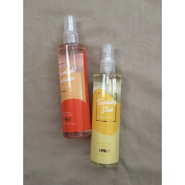 Jual Miniso Body Mist ( Moonlight Radiance & Twinkling Stars) | Shopee ...