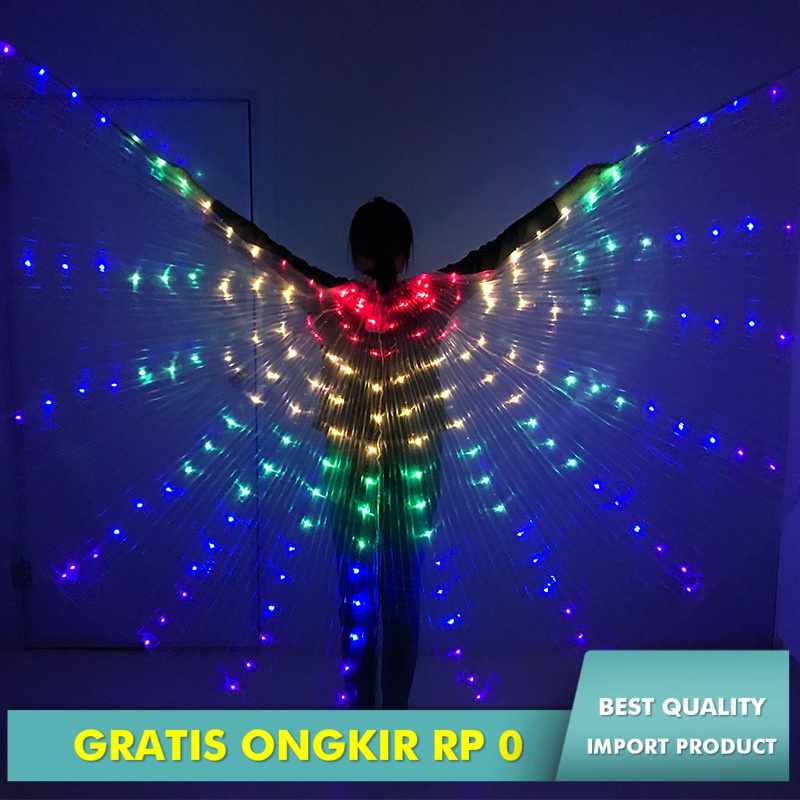 Jual Kostum Cosplay Si. Ying Lampu Led Pemancar Cahaya Besar Sayap ...