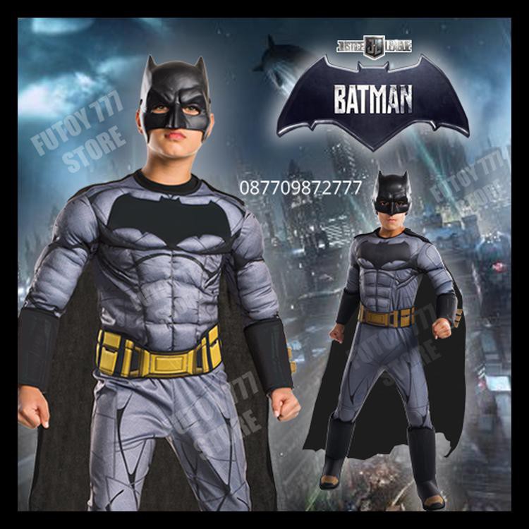 Jual Kostum Costume Batman Anak Baju Justice League Superhero Super ...