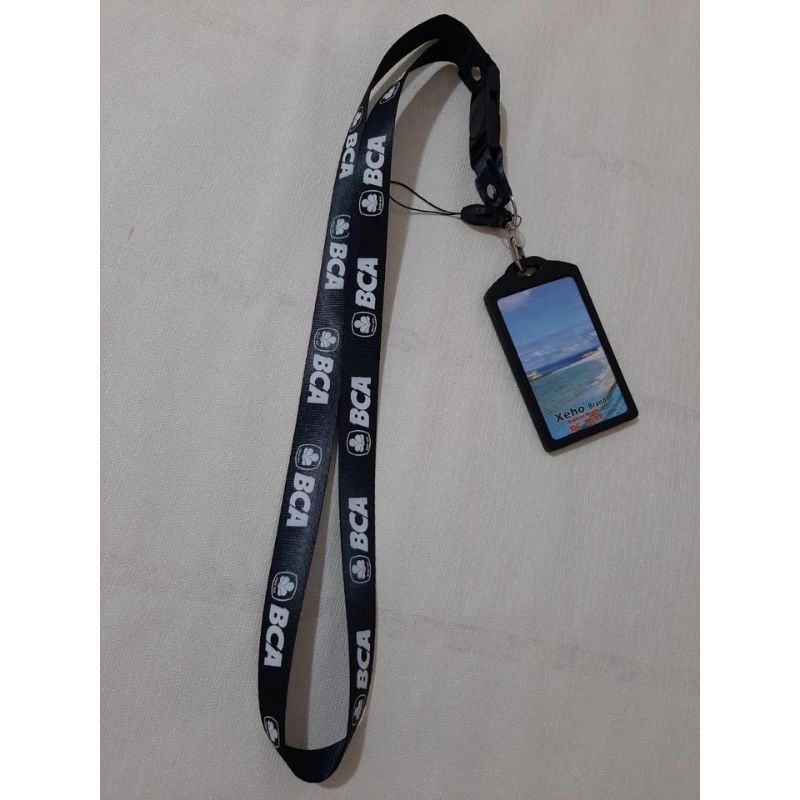 Jual BANK BCA Lanyard ID CARD/ (Paket Murah) tali dan xeho | Shopee ...