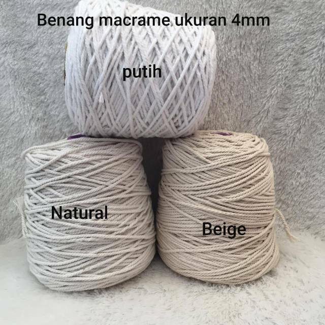 Jual Benang Macrame 4mm 1kg | Shopee Indonesia