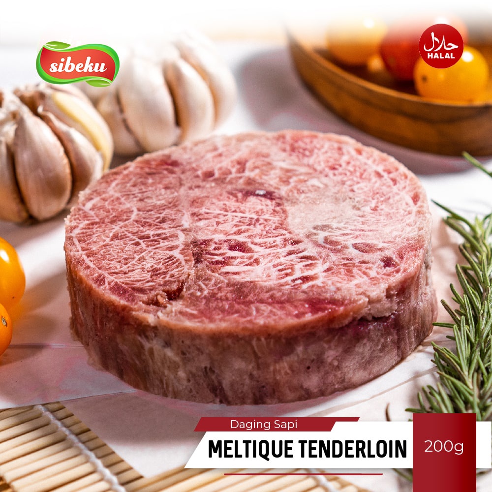 Jual Daging Sapi Meltique Tenderloin Beef Halal & Higienis 200 gram ...