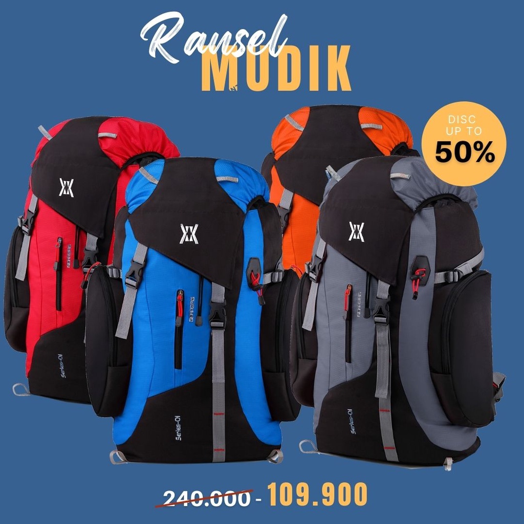 Jual RTM - Tas Ransel Gunung 65L / Carrier Gear Bag McNeil Wilder Pack ...