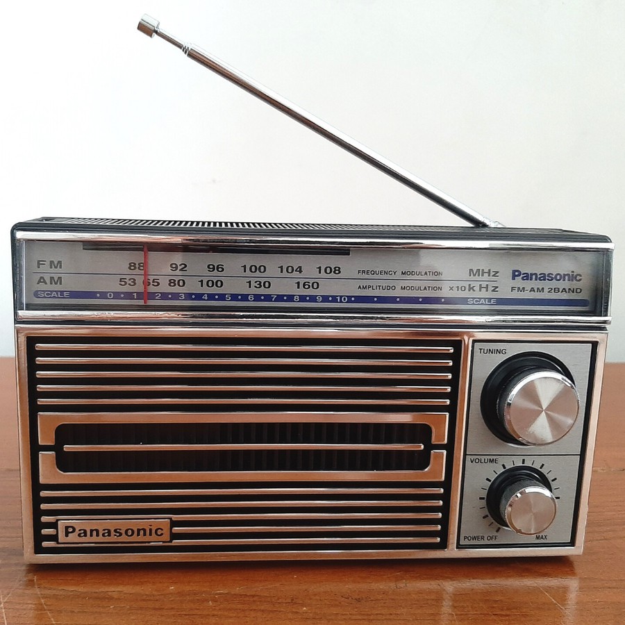 Jual Radio Jadul Panasonic FM/AM Portabel RF - 5270 - Suara Jernih ...