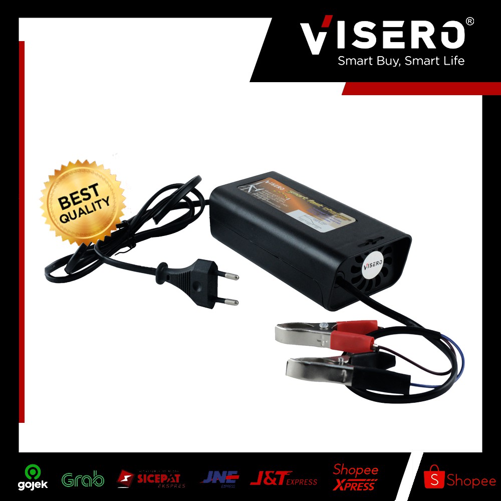 Jual Battery Charger / Charger Aki 5A 12V Visero (VIO-1205A) - TIDAK BISA MENGGUNAKAN EKSPEDISI ...